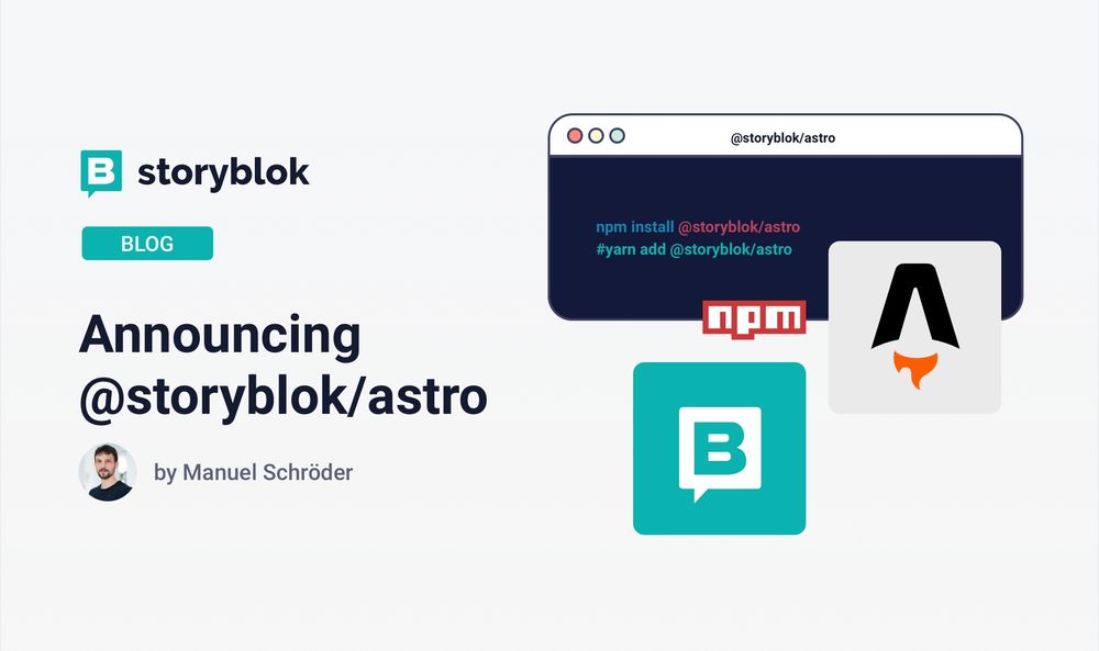 Announcing @storyblok/astro | Storyblok