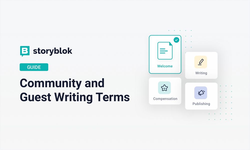 Storyblok guest writing terms | Storyblok