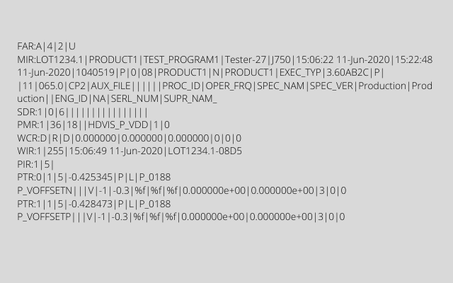 An introduction to STDF | yieldHUB