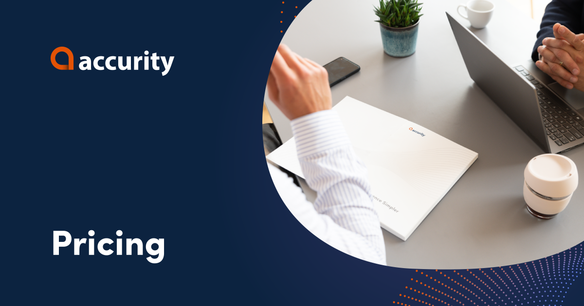 Pricing Accurity Data Intelligence Platform