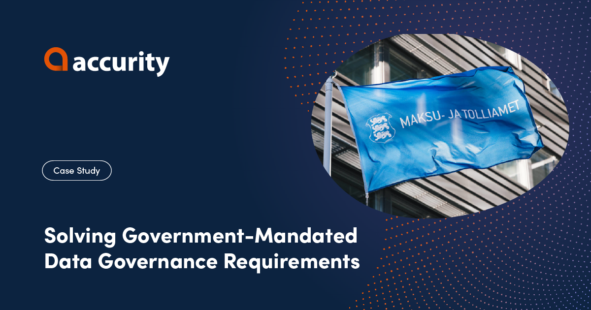 Government-Mandated Data Governance | Accurity