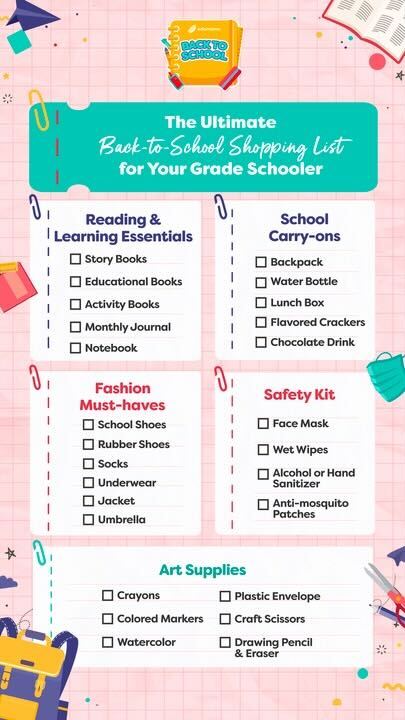 The Ultimate Back-To-School Shopping List