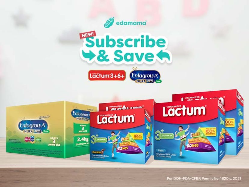 Lactum and Enfagrow Are Now Available on edamama’s…