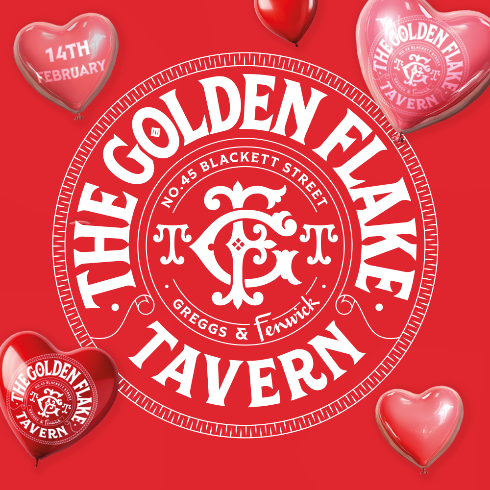 Share the love at The Golden Flake Tavern