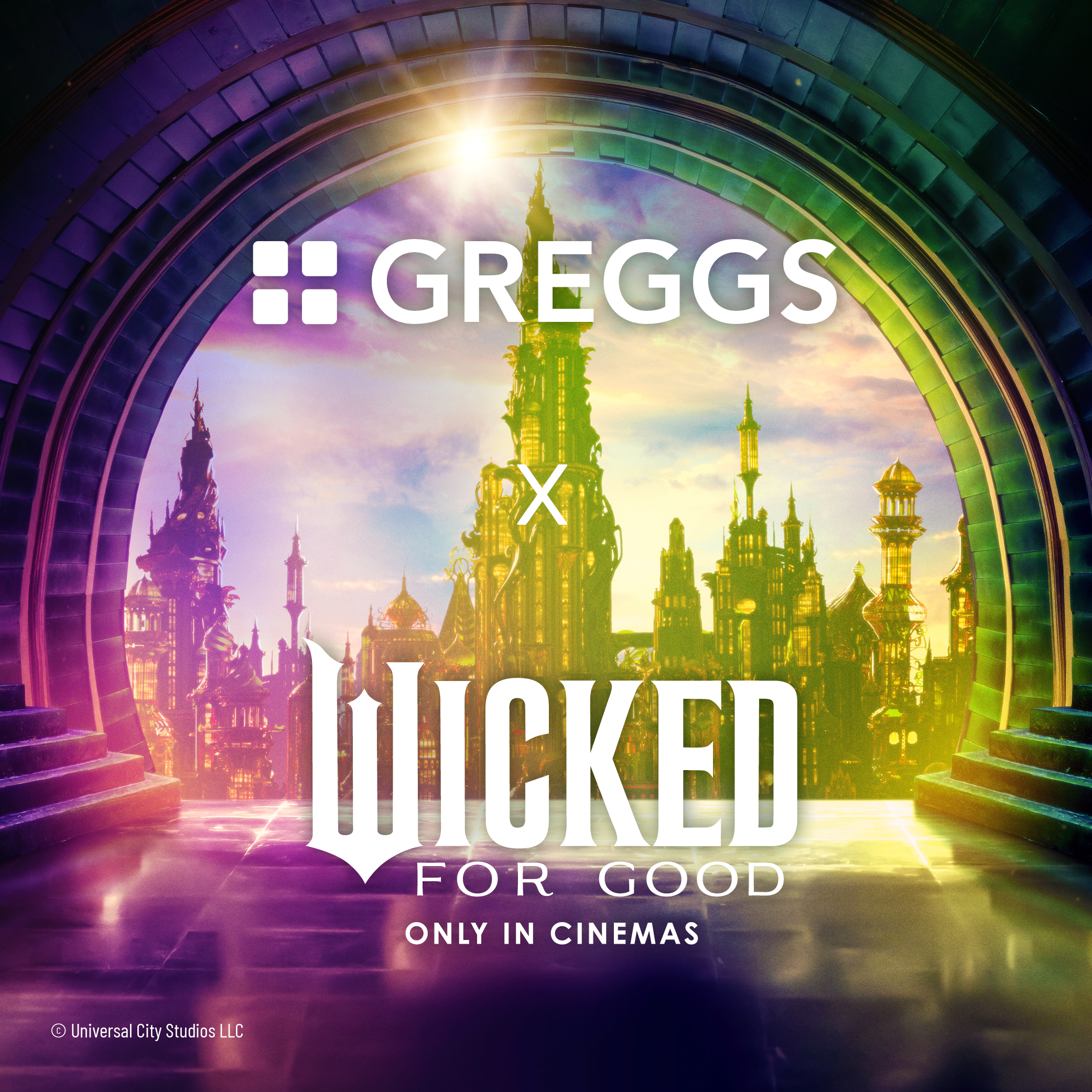 Follow the Yellow Bake Road with Greggs x Wicked: For Good