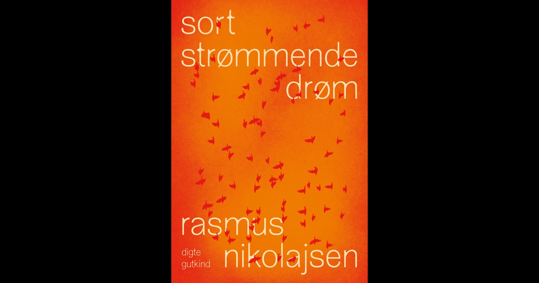 Sort strømmende drøm