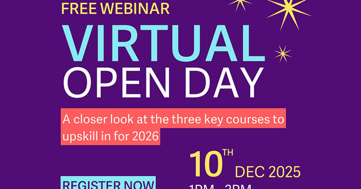 Virtual Open Day December 2025 | UCD Professional Academy