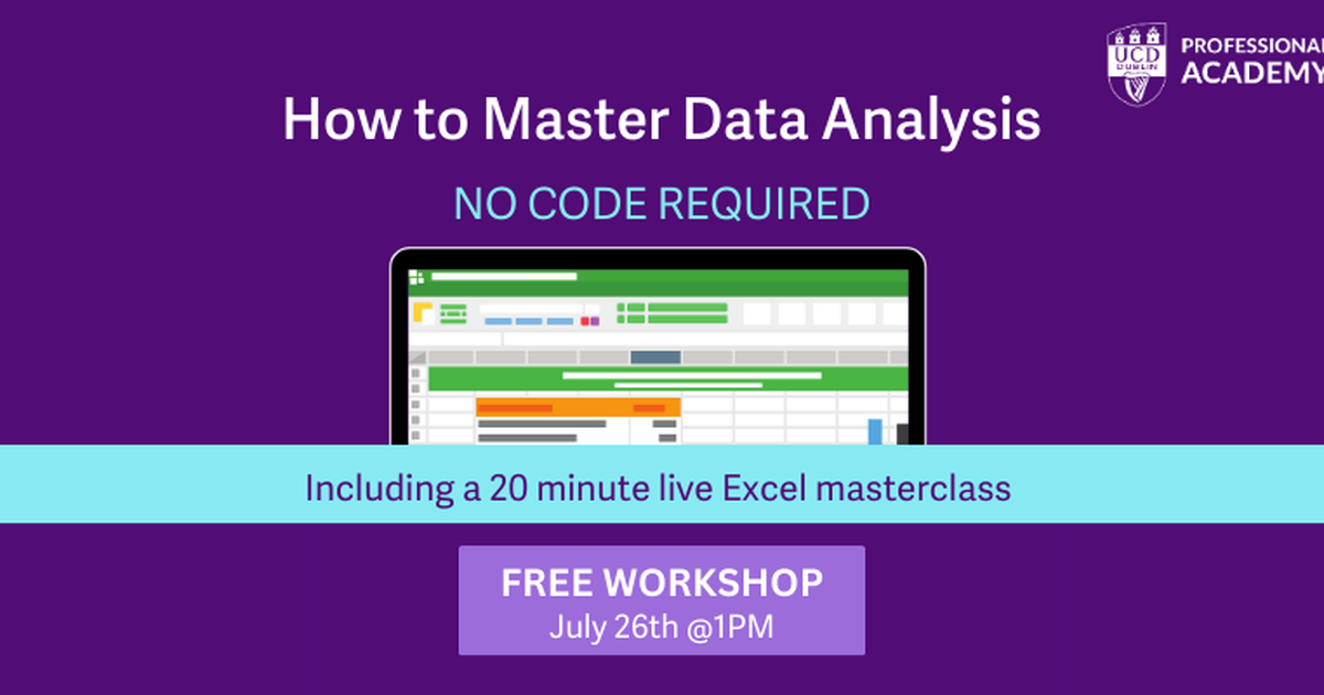 Webinar: How to Master Data Analysis - No Coding Required