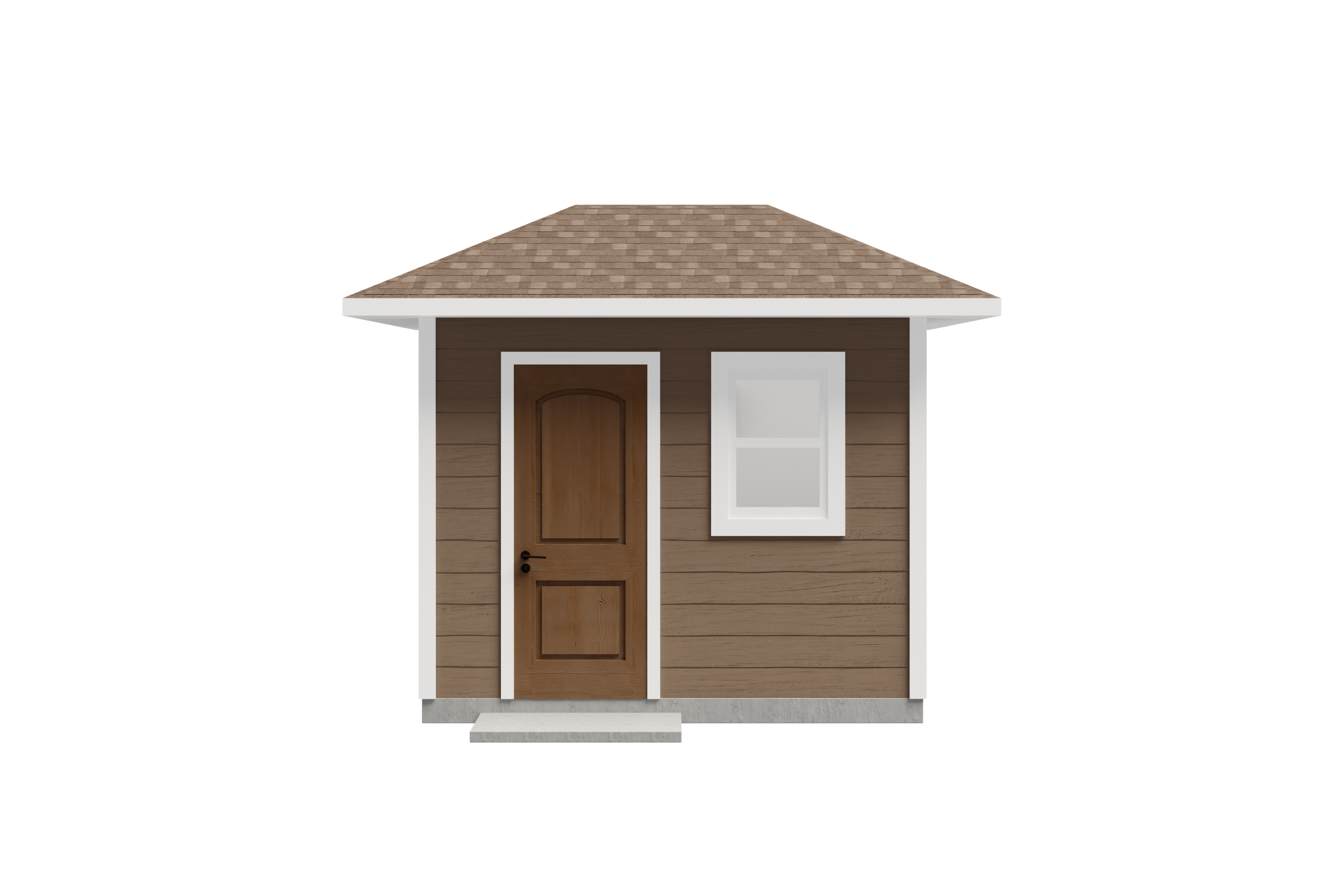 Backyard Office | Traditional 8' x 10' Office Shed