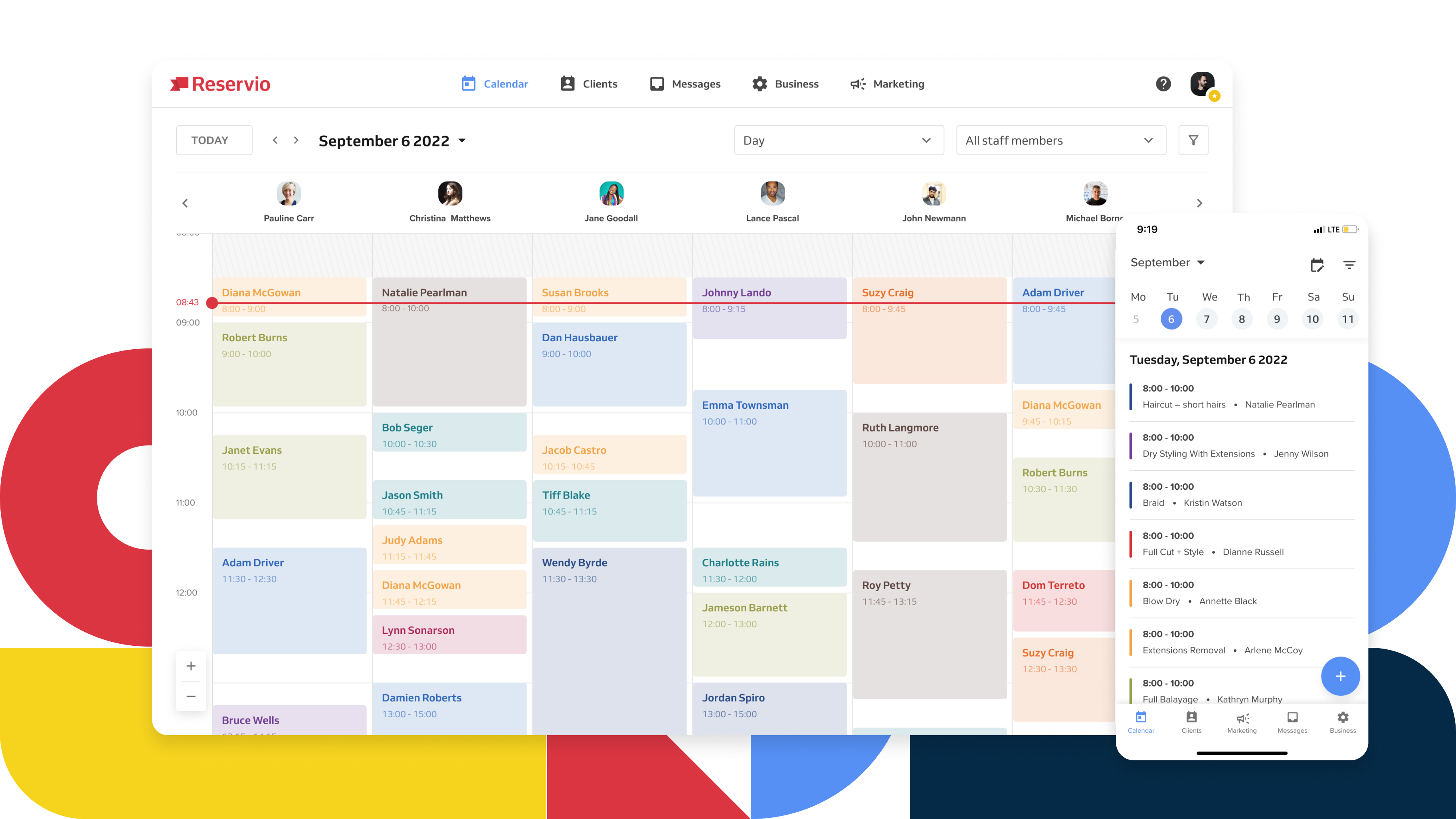Online Scheduling Calendar | Reservio