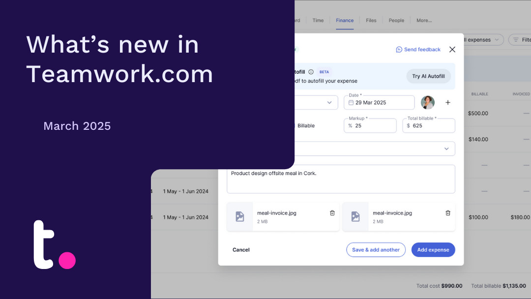 What's new in Teamwork.com | March 2025