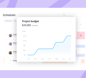What is job cost variance in agency project management?