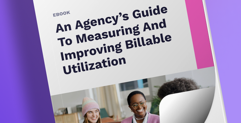 What is the utilization rate in agency project management?