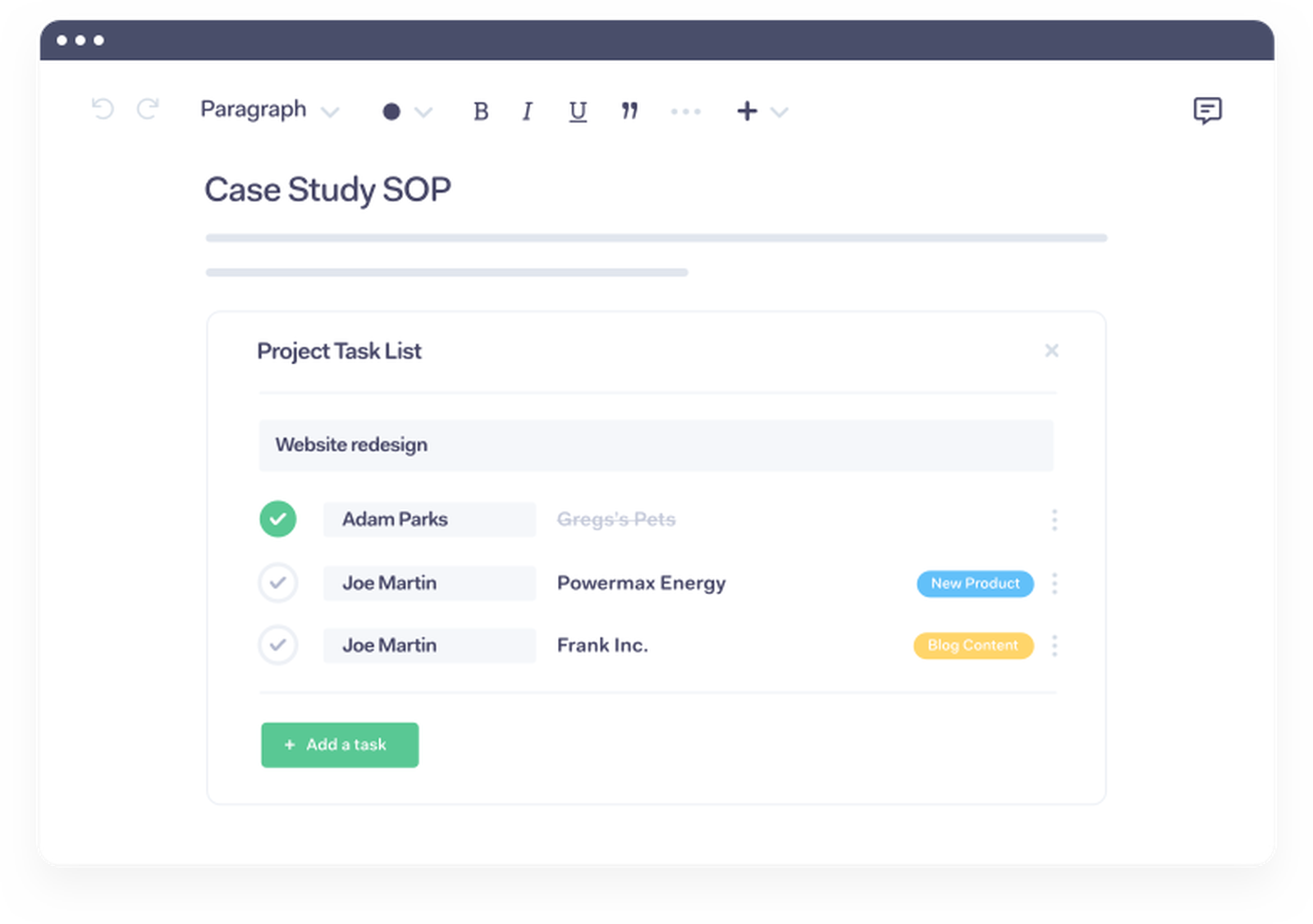 Process documentation 101: What is it and how to start | Teamwork.com